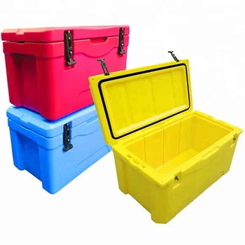 110 Liter Large Plastic Insulated Frozen Fish Shipping Boxes For Boats ...