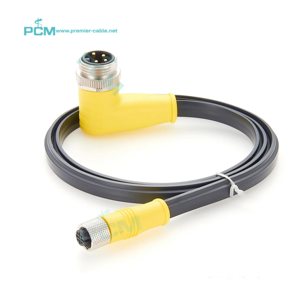 Asi Addressing Cable Angle 7/8 Male To M12 Female Actuator Sensor ...