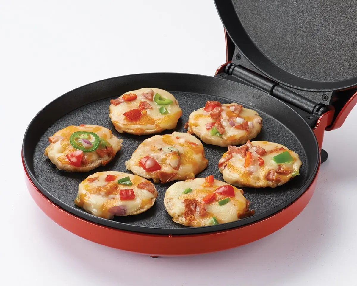 12 Inch Countertop Pizza Oven Maker Ceramic Stone Wood Fired Perfect ...