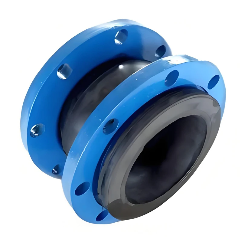 Flanged Connector Coupling Pipeline Bellows Compensator EPDM Flexible Rubber Expansion Joint ...
