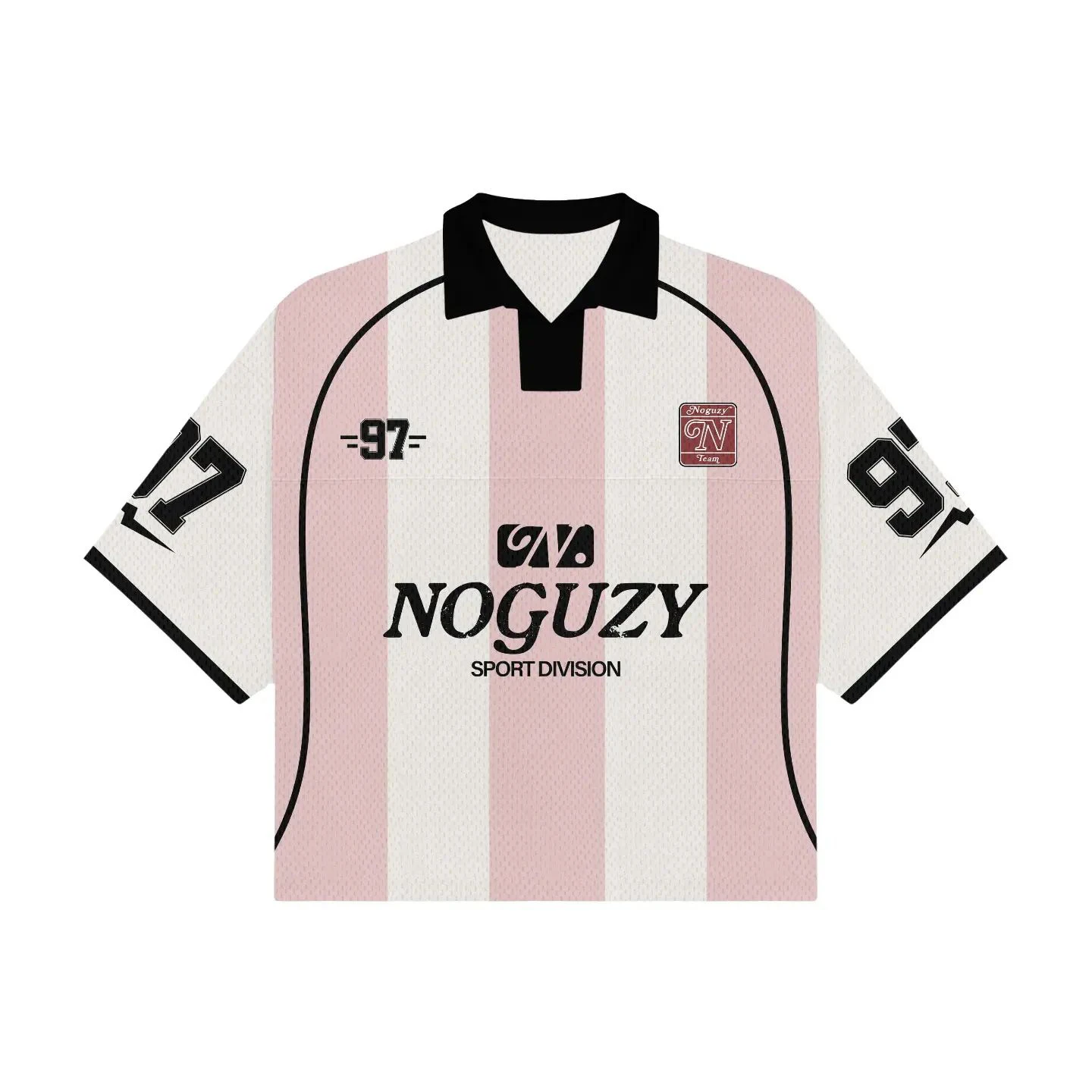 Custom Men's Boxy Cropped Vintage Football Jersey - Oversized Polyester ...