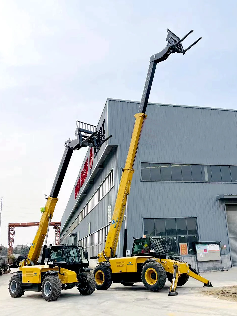 Hydraulic Telehandler Boom Forklift 3ton 4ton 5 Ton Forklift Telescopic ...