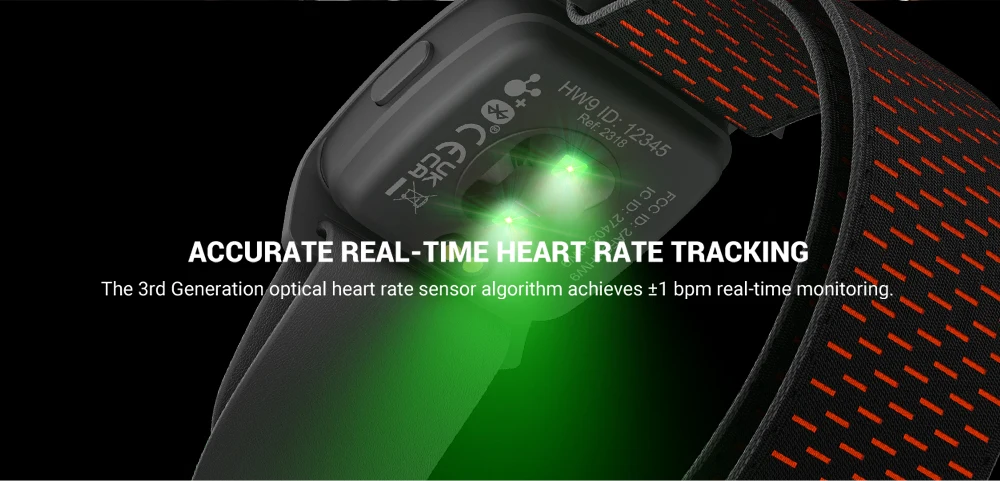 COOSPO HW9 Heart Rate Monitor - Unisex Armband for Fitcollab
