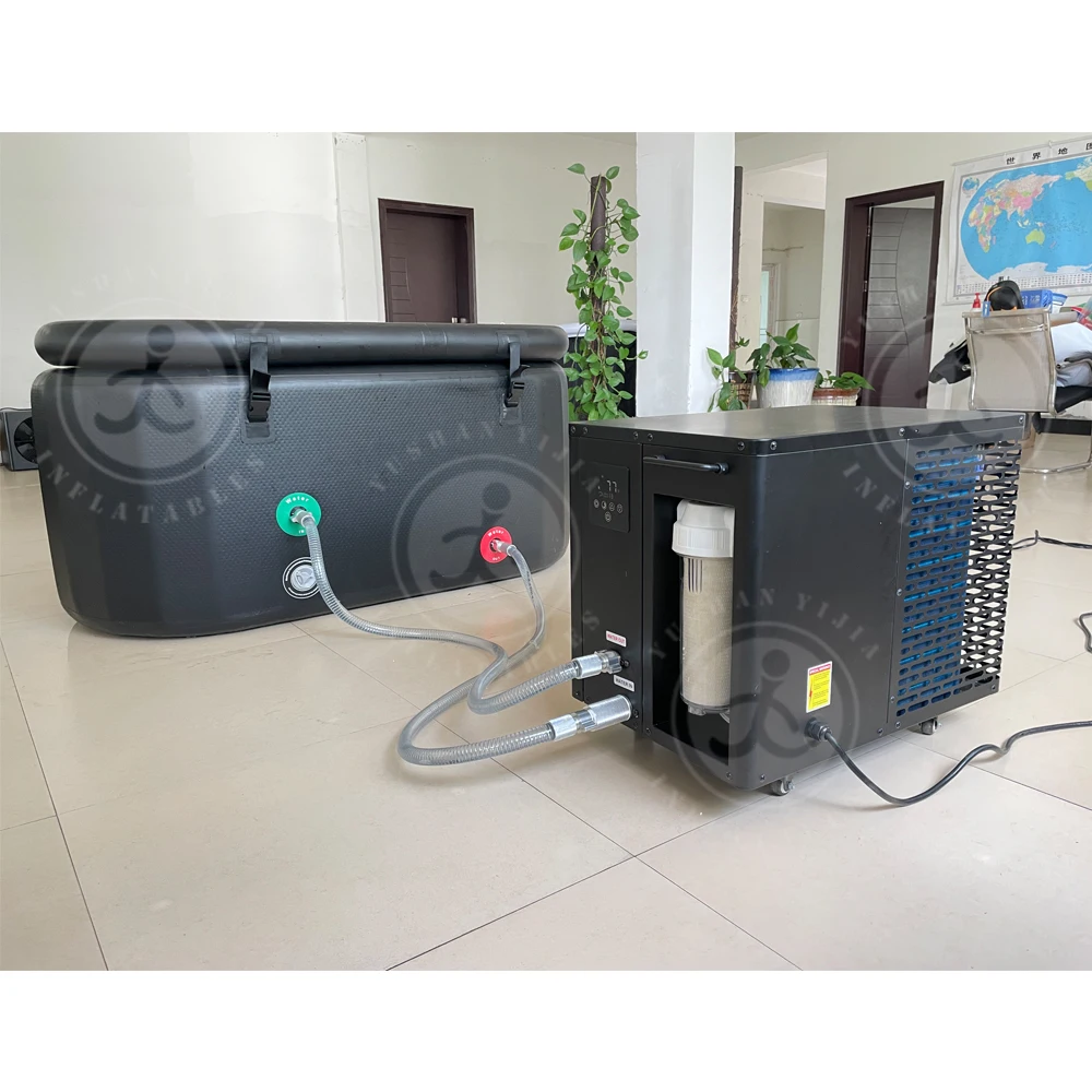 Free-standing #304 Stainless Steel Tub Cold Plunge Tub Single Person ...