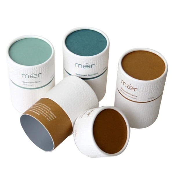 500g Kraft Paper Cardboard Nutrition Powder Canister