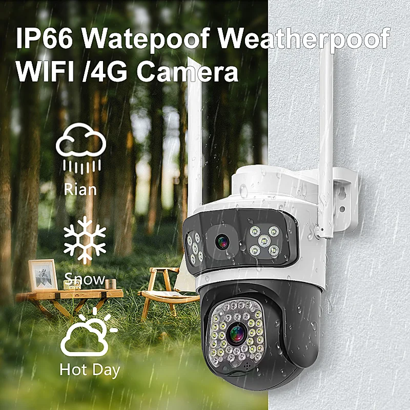 V380 IP66 4g/wifi/solar Powered Camera - Smart Home Security