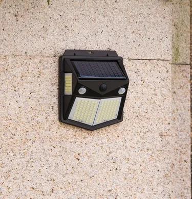 160leds Solar Wide Angle Sensor Pir Dim Wall Lights 3w 300lm Security ...