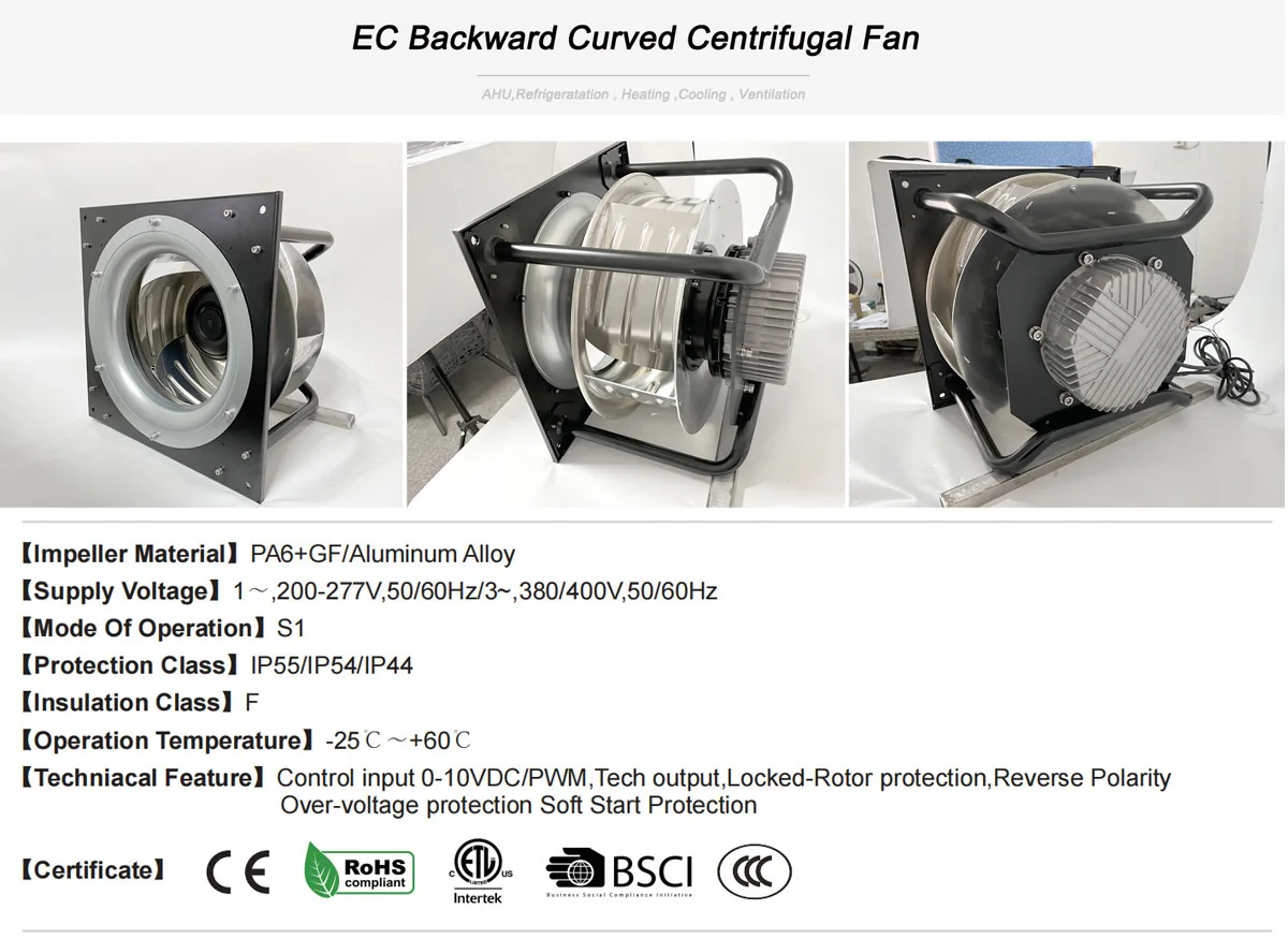 AC DC EC Fan 115V 220V 380V - Efficient Ventilation Solutions