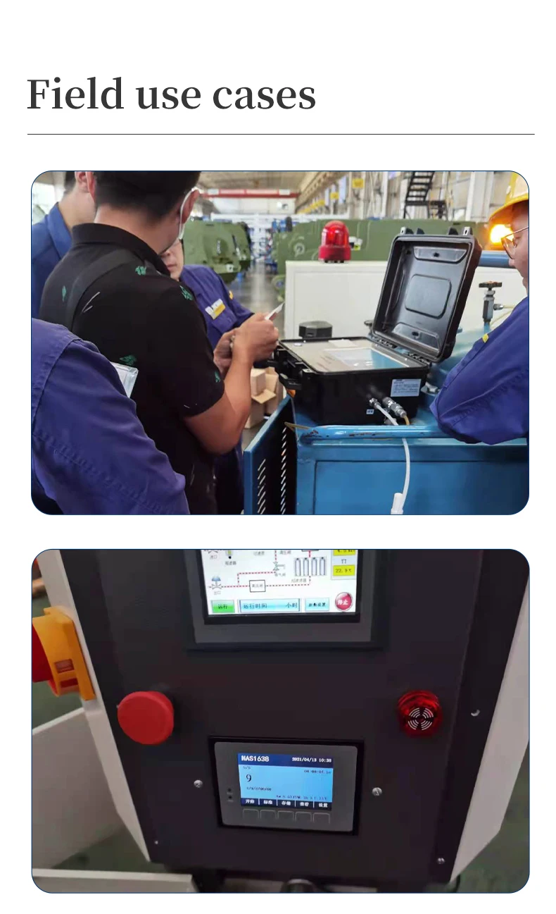 Portable Hydraulic Oil Particle Counter - Detect Oil Contamination