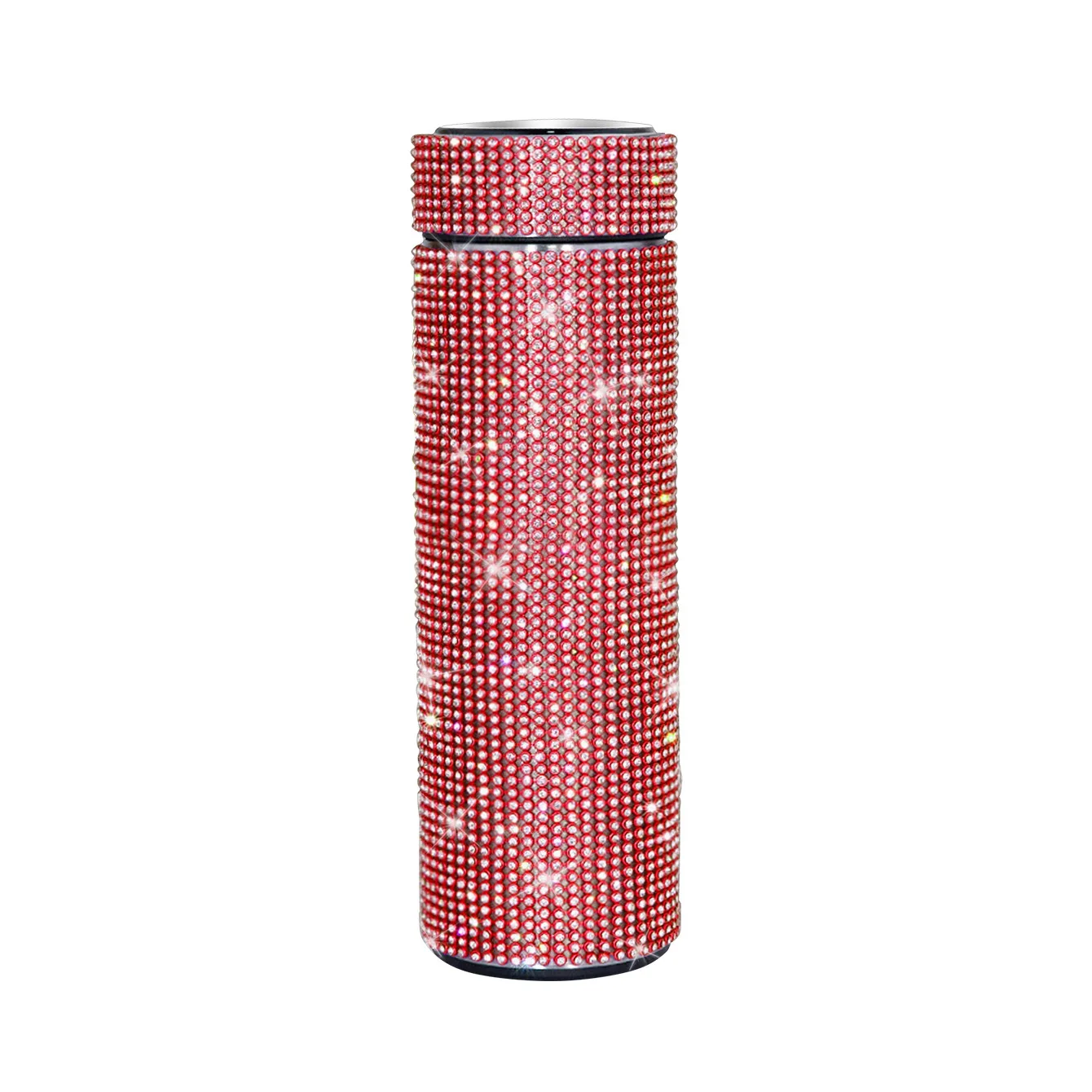 500ml Double Wall Stainless Steel Luxury Full Diamond Rhinestone ...