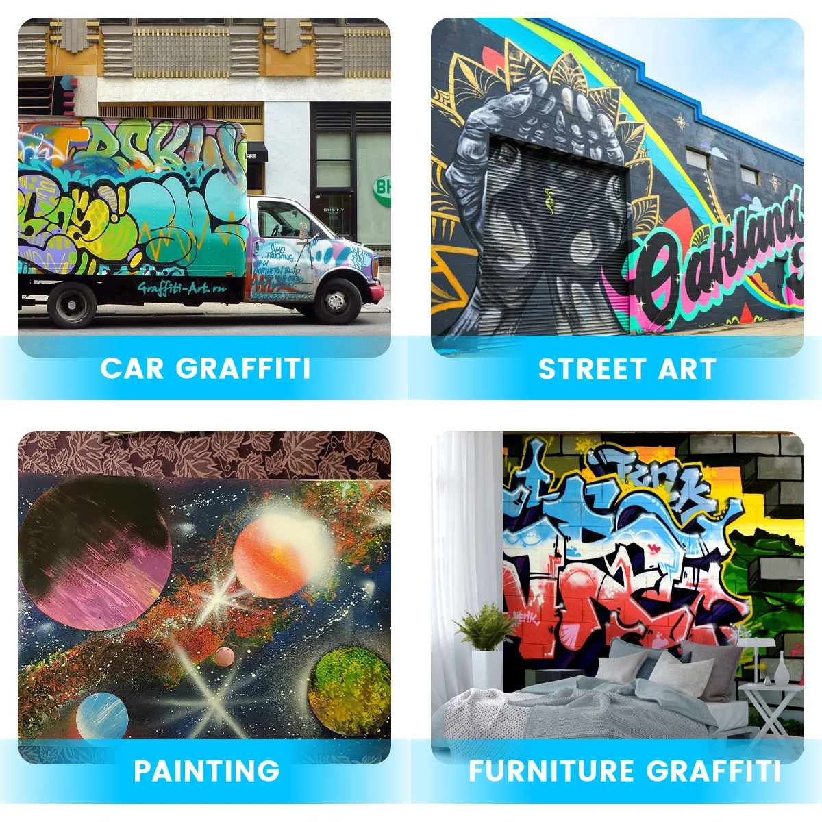 Urban Art Spray Paint - Create Eye-catching Graffiti Art With Our High ...
