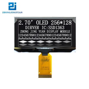 2.7 Inch Oled Display Module 256x128 Driver Ic Is Ssd1363 Spi /parallel ...