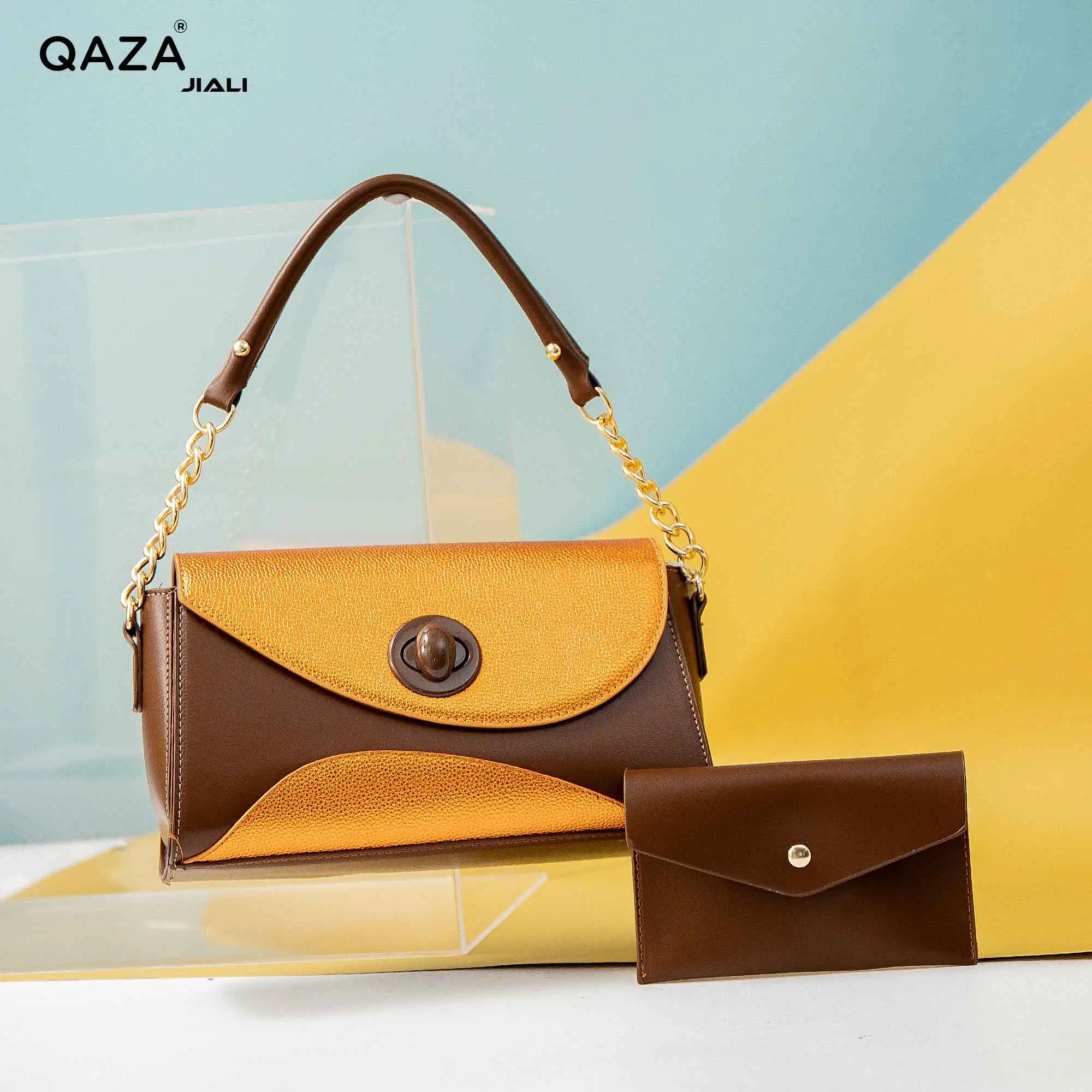 QAZA Jiali PU Leather Female New Fashion Ladies Single Shoulder Bag ...