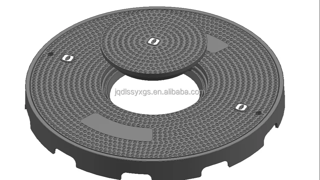 Composite Fuel Manhole Cover With Inspection Holes - Buy Gas Station ...
