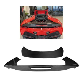 Ferrari Sf90 Oem Style Dry Carbon Fiber Body Kit Rear Spoiler Trunk ...