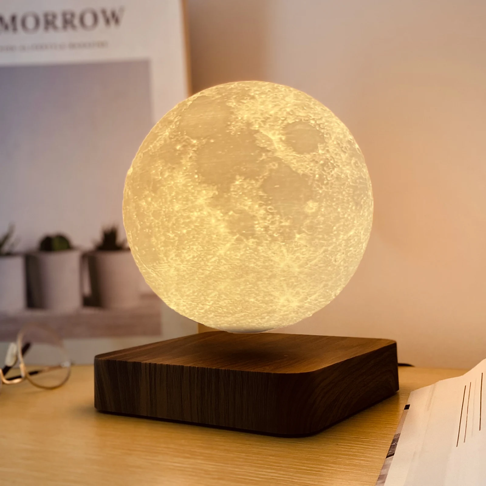 Hot Sale Levitating 3D Moon Lamp Portable Moon Light LED Table Lamp for ...