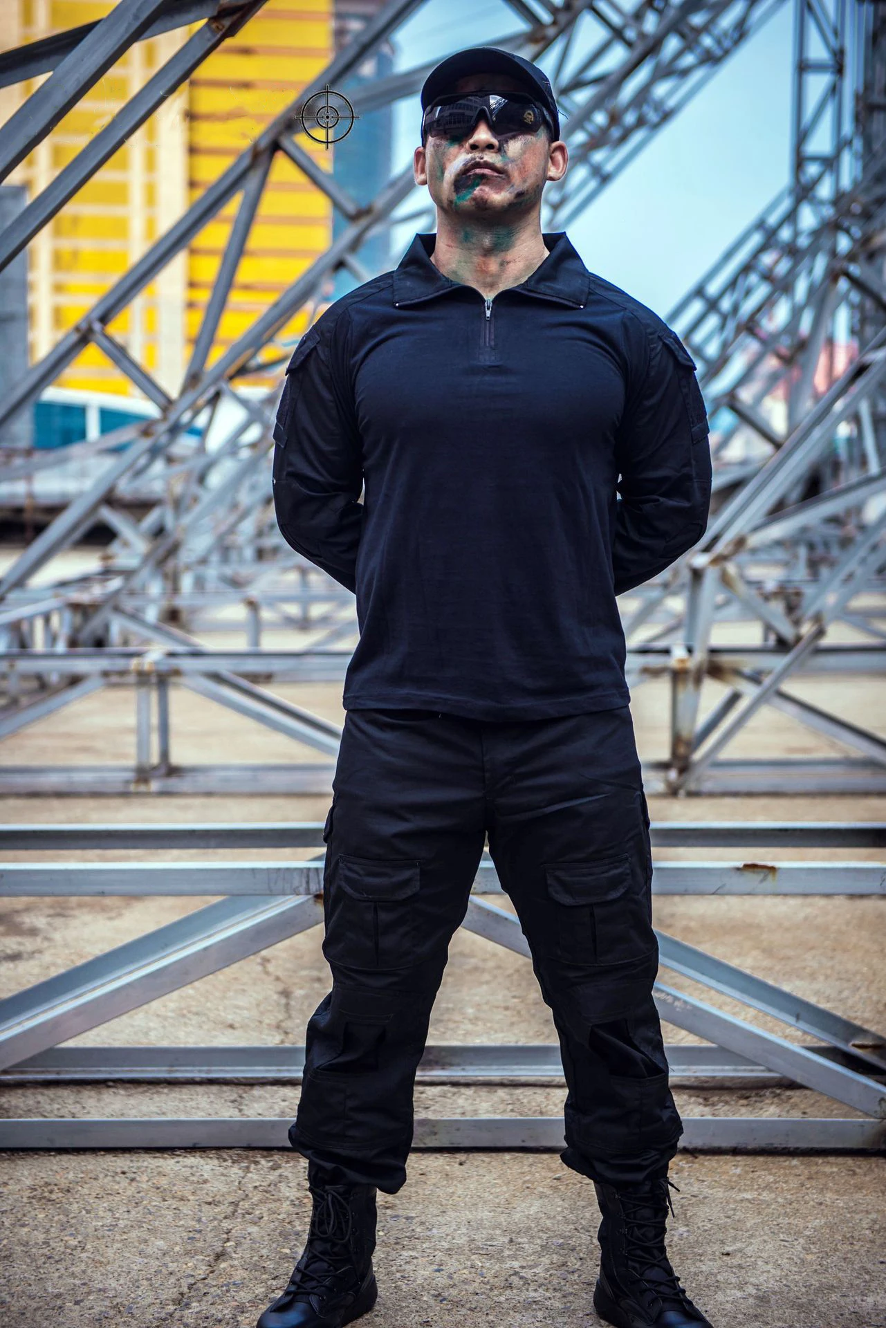 2024 Tactical Combat Uniform Shirt and Pants with Elbow and Knee Pads ...