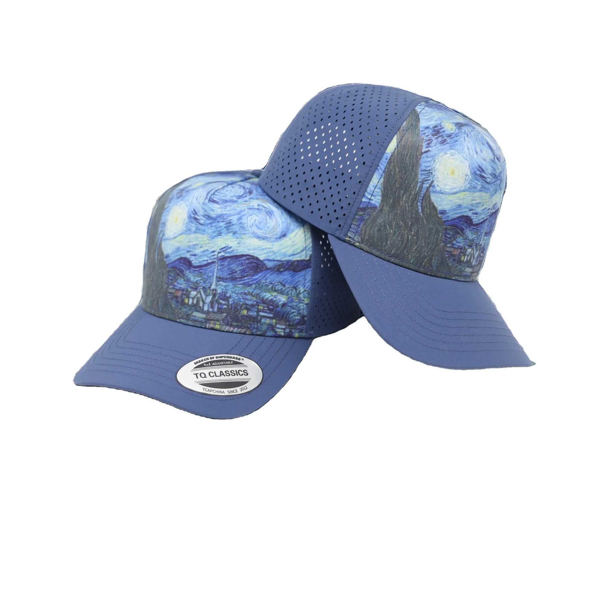 Gorras Custom Trucker Hat Flat Brim 6 Panels Golf Waterproof Hat - Buy ...