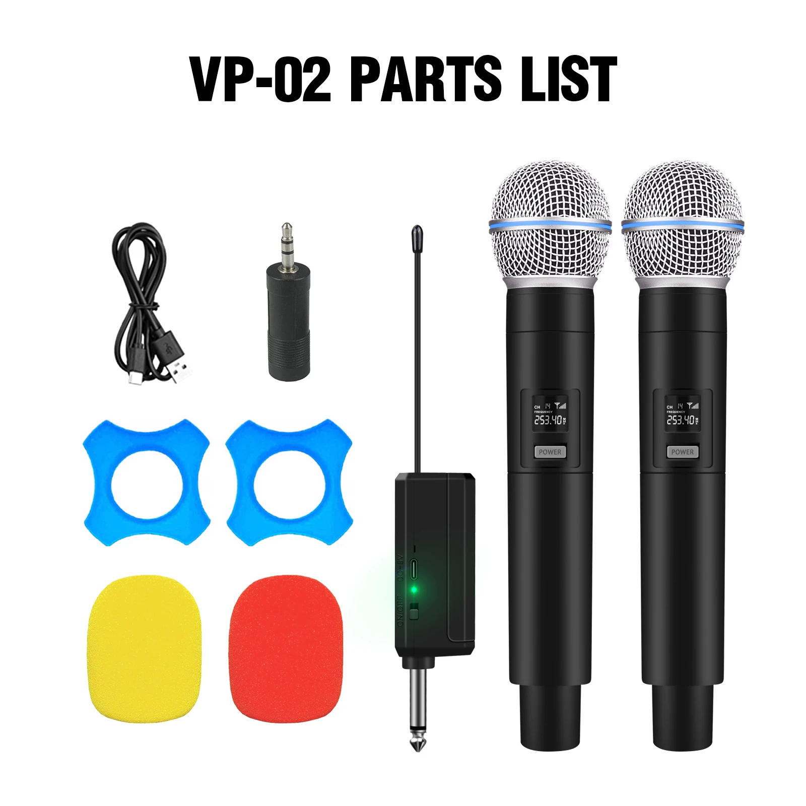 Pro Audio Rechargeable Portable Wireless Microphone