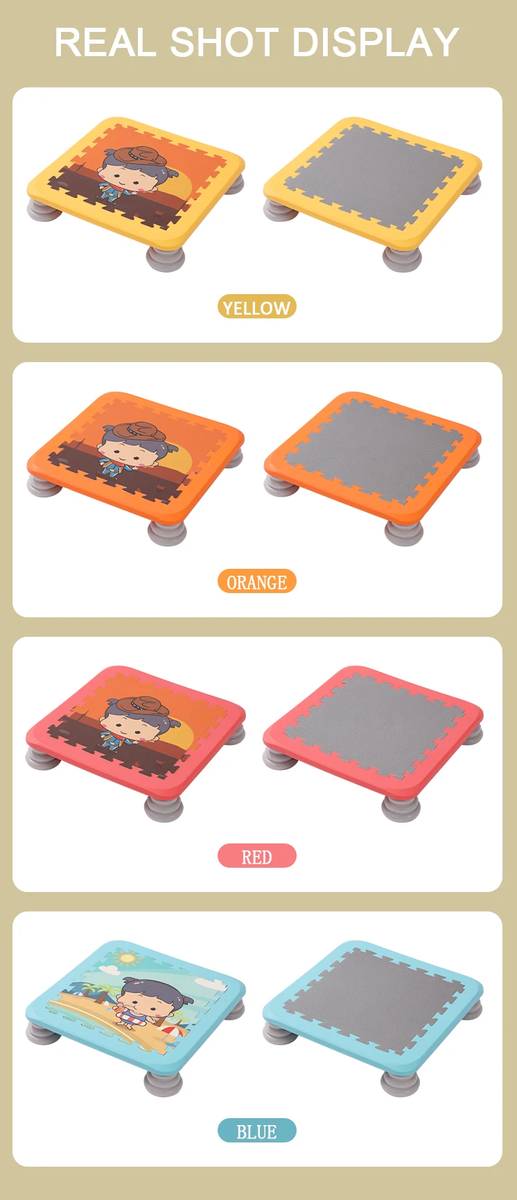 Sensory Toys for Autistic Children - Kids Jumping Trampolines