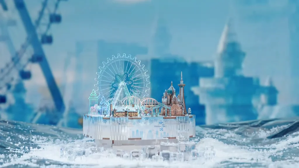 Tonecheer Snow World Music Box The Song Katyusha Ice And Snow Music Box ...