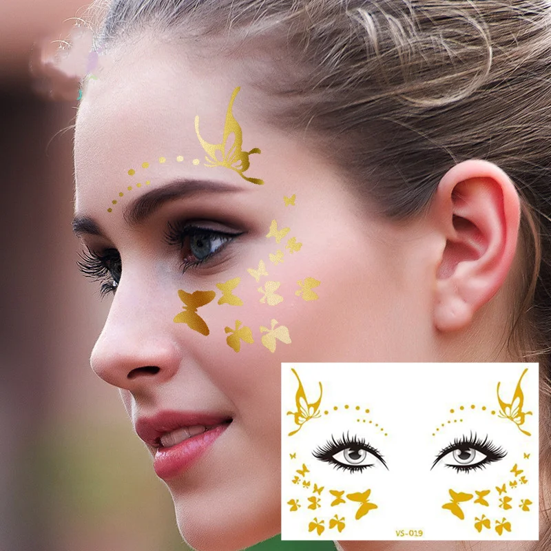 Gold Star Sticker Forehead