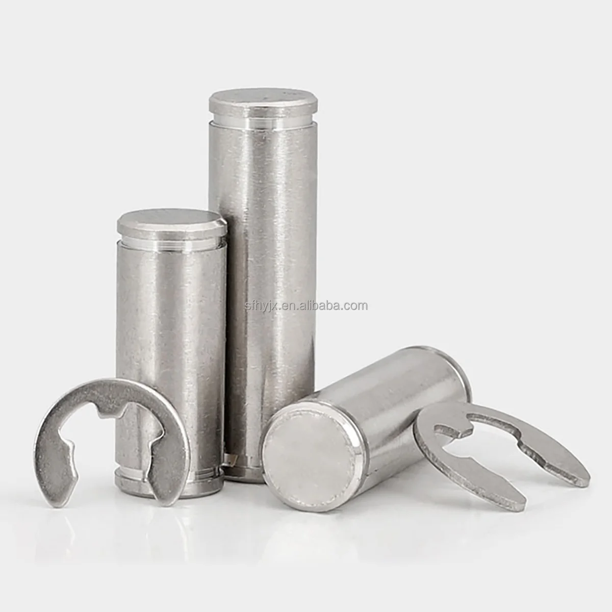 304 Ss Grooved Pin Shaft Double Head Circlip Locating Pin With ...