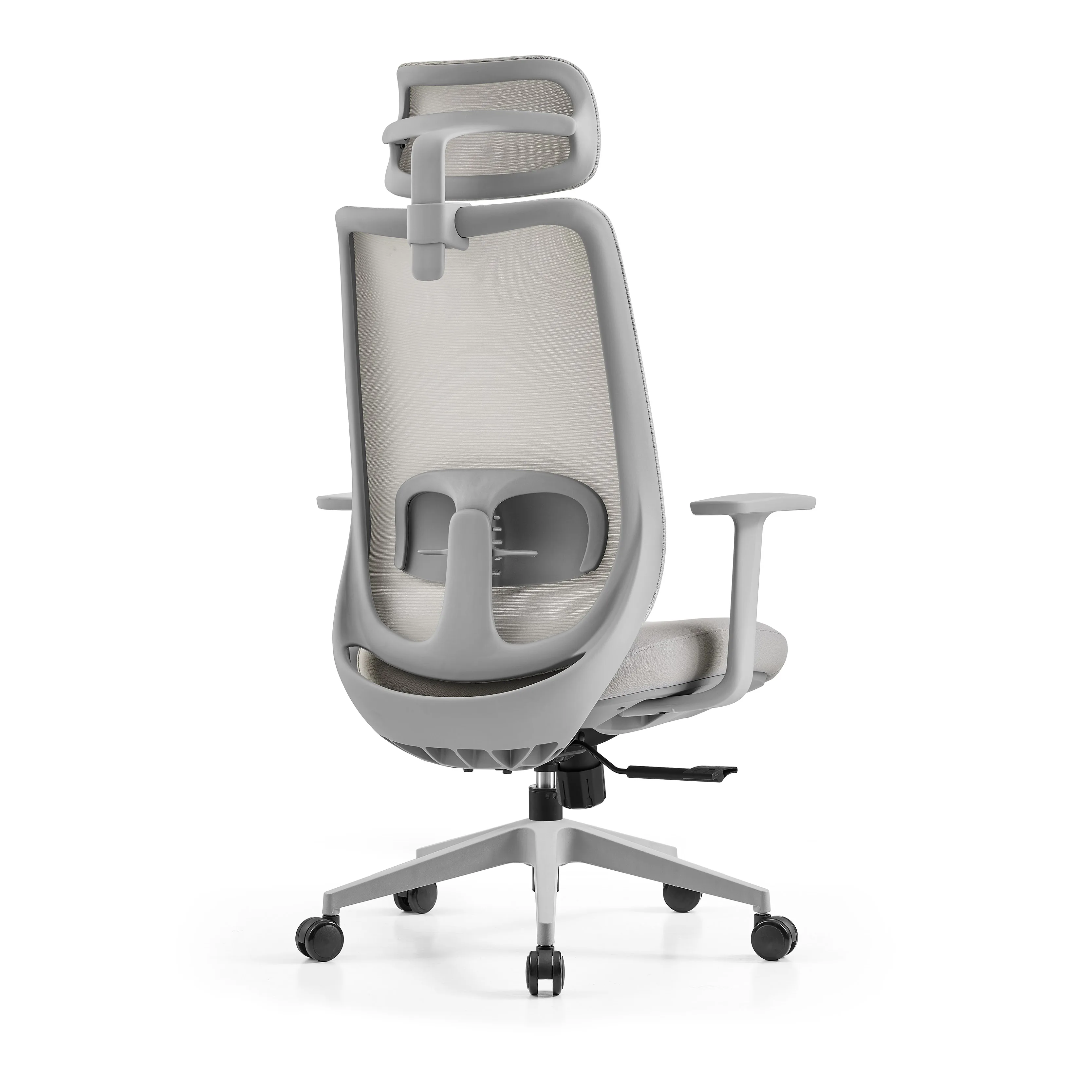 Modern Lumbar support office Chair with Adjustable Armrest and Wheels ...