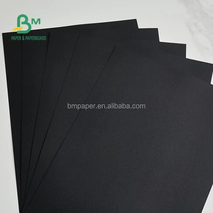 Folding Premium Quality 1mm Laminated Black Cardboard Sheets 700*1000mm