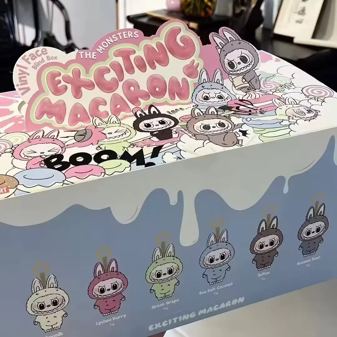 Pop Mart Labubus Macaron Toys Anime Action Figure Blind Box Toys for ...