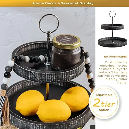 Cottage Layered Tray - 3 Layer Tray Serving,Presentation And Kitchen ...