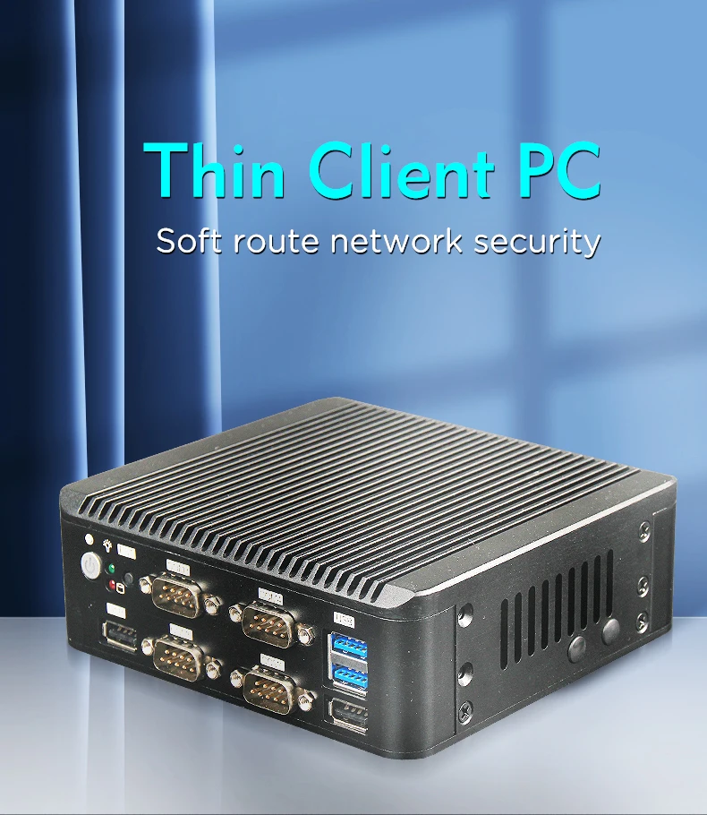 Thin Client Pc J4125 CPU Quad Core J4105 Mini Pc DC12-19V Input Thin ...