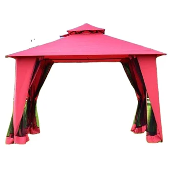 Burgundy Grill Bbq Retractable Popup Canopy With Mosquito Net Party ...