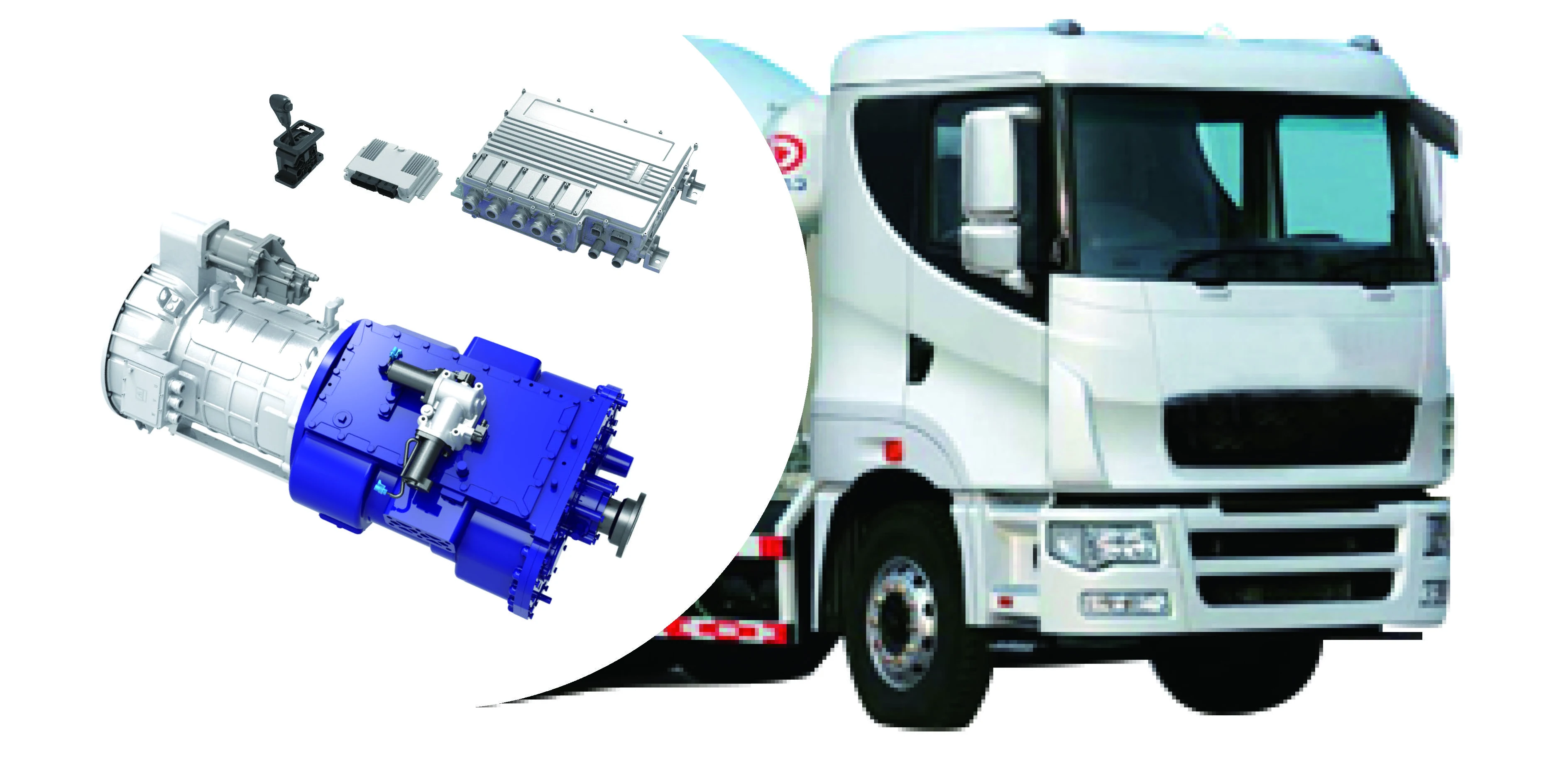 Full Hybrid Phev 170-250kw 49-70 Tons Hybrid Electric Drive System For ...