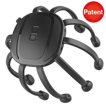 Automatic 10 Heads Finger Rechargeable Smart Vibration Spider Head ...