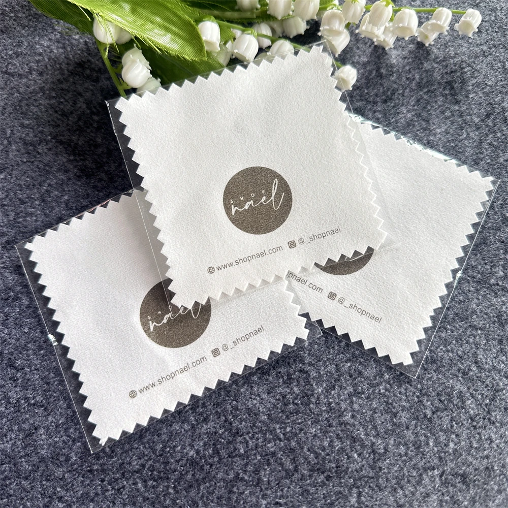 Custom Polishing Cloth for Jewelry With Logo Screen Printing Microfibre ...