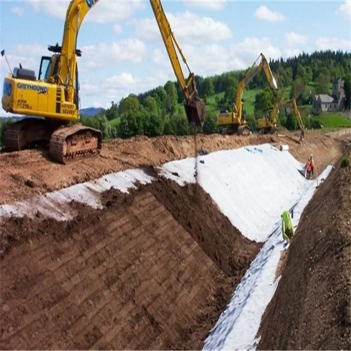 Nonwoven Geotextile Fabric For Embankment Reinforcement Geotextile ...