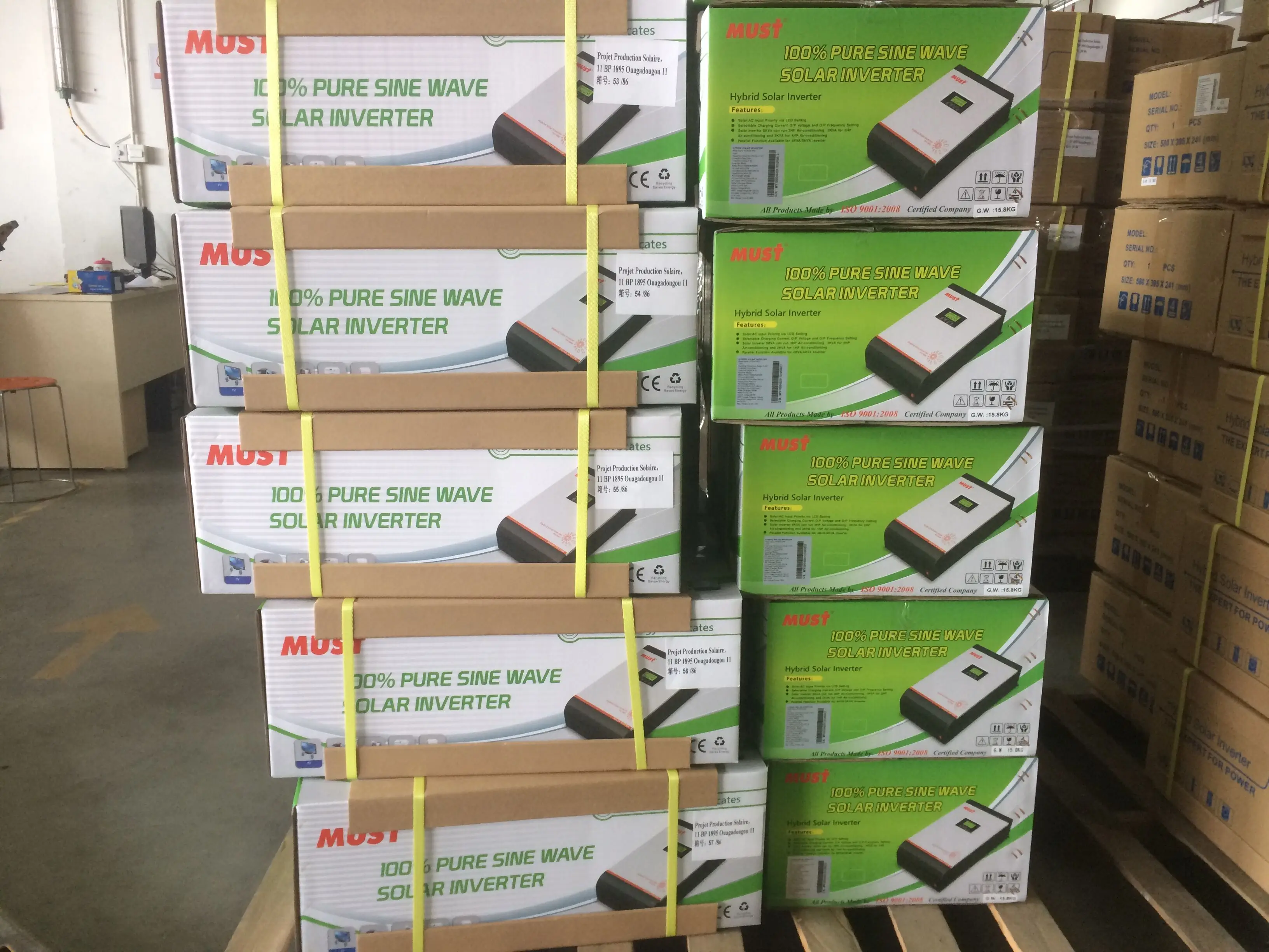 Must Inverter Stock Pv1800 Pro Series 450voc/80a 3kw Mppt High ...