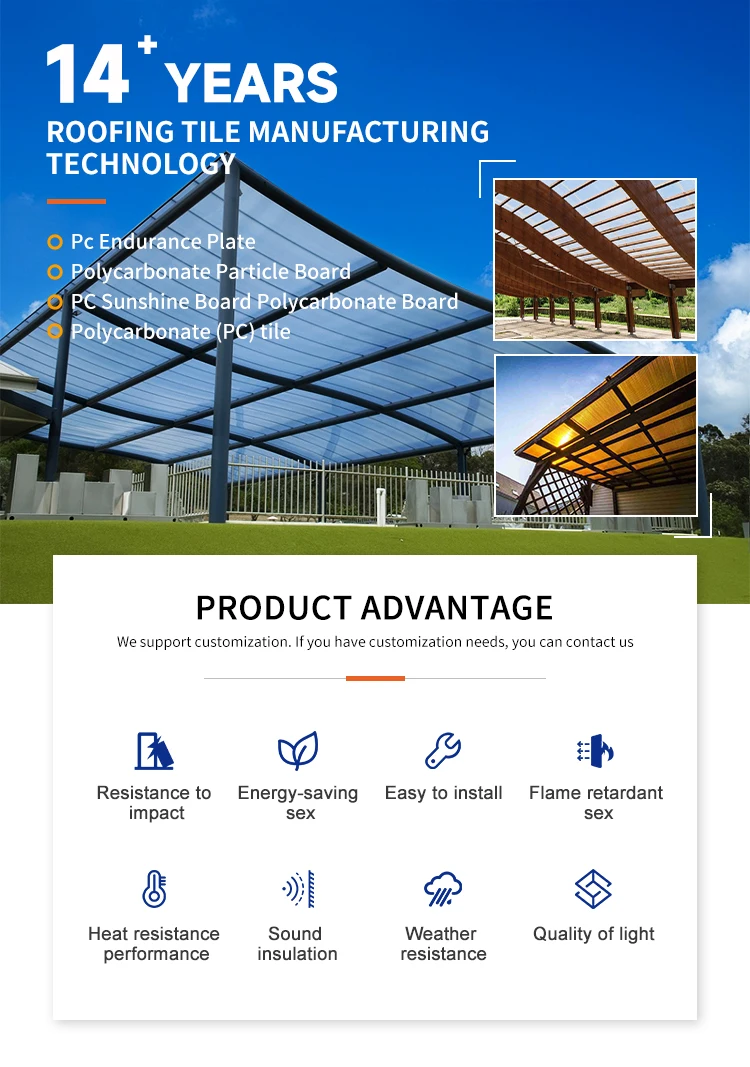 Wholesale Transparent Plastic Polycarbonate Canopy Roof Polycarbonate ...