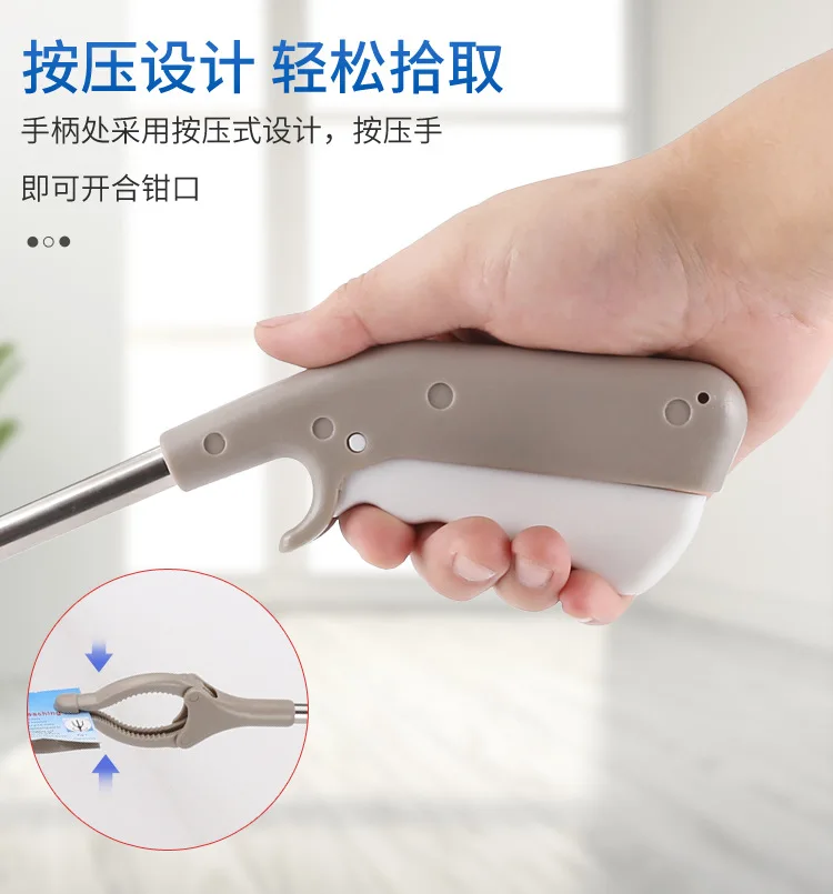 Long Claw Scissor Grabber Tool Trash Picker Garbage Tongs Litter Upper ...