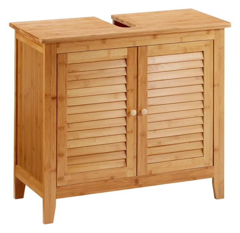 Bamboo under Sink Storage Cabinet - Modern & Customizable