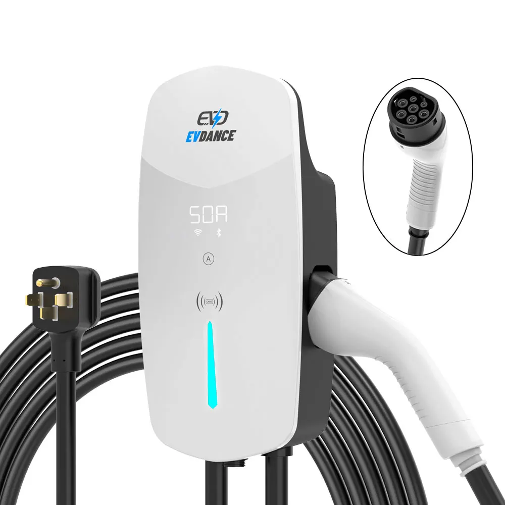 Evdance 32a Type 2 Ev Fast Charger Type2 Wallbox Ev Charging Station 11kw 22kw Electric Car Ac ...