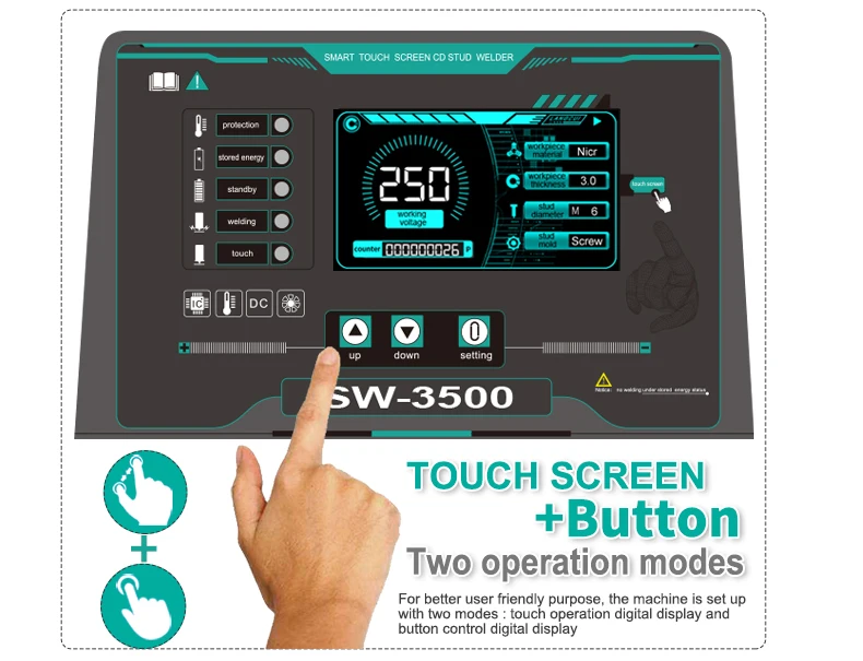 Stud Welding Machine SW-2500 - High Productivity & Quality