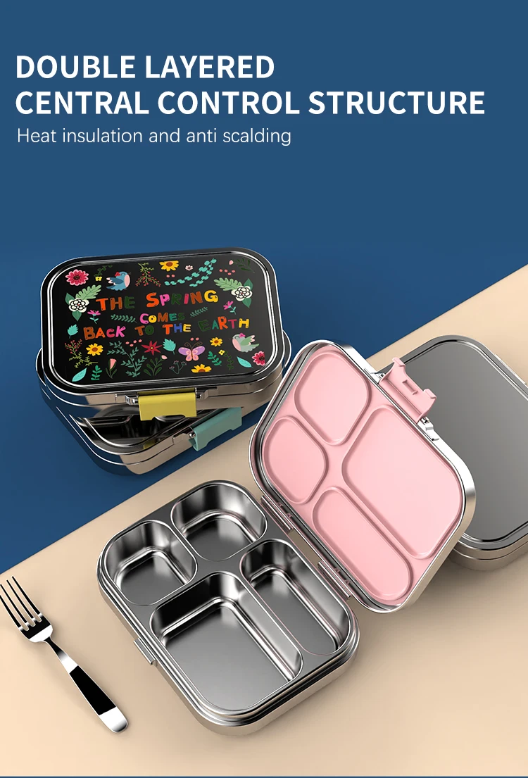 2025 Most Popular New Design Bento Box Sealed Leak Proof Heat Resistant ...