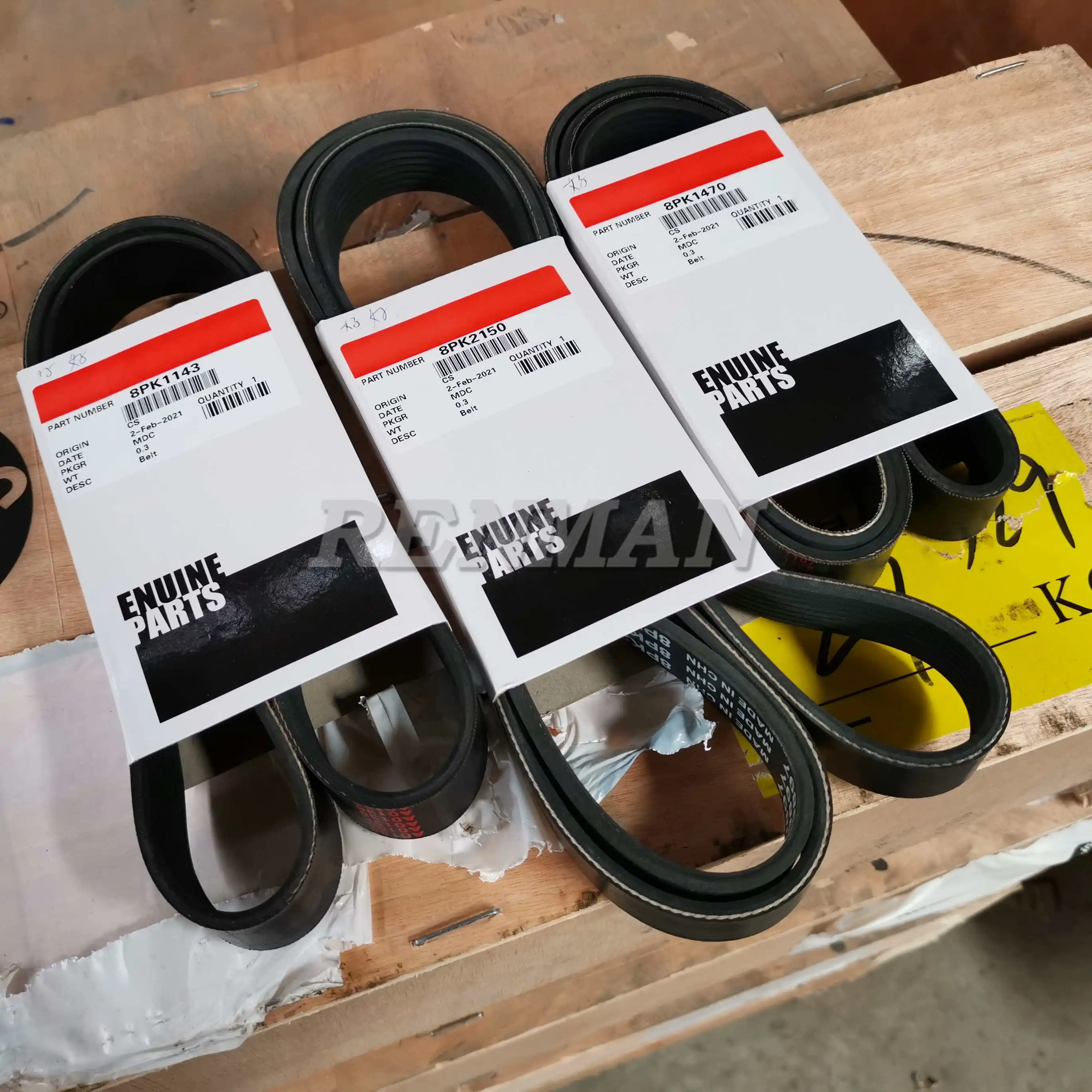 Cummins ISM11 QSM11 M11 Engine Fan Drive V Ribbed Belt