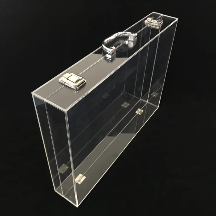 Customized Clear Acrylic Lucite Suitcase/ Briefcase