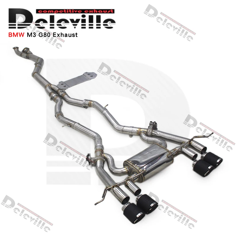 YD Stainless Steel Exhaust Pipe for BMW M3 M4 G80 G82 G83 3.0T 2019 ...