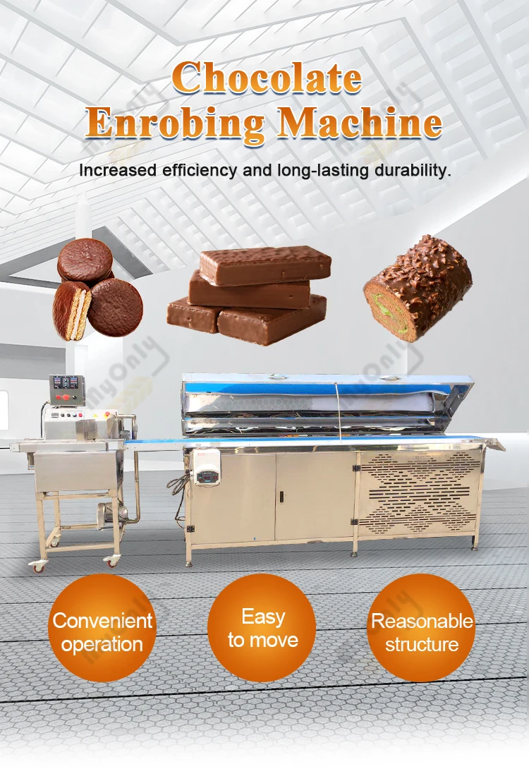 MY Wafer Stick Chocolate Coating Conveyor Cooling Tunnel Chocolate ...