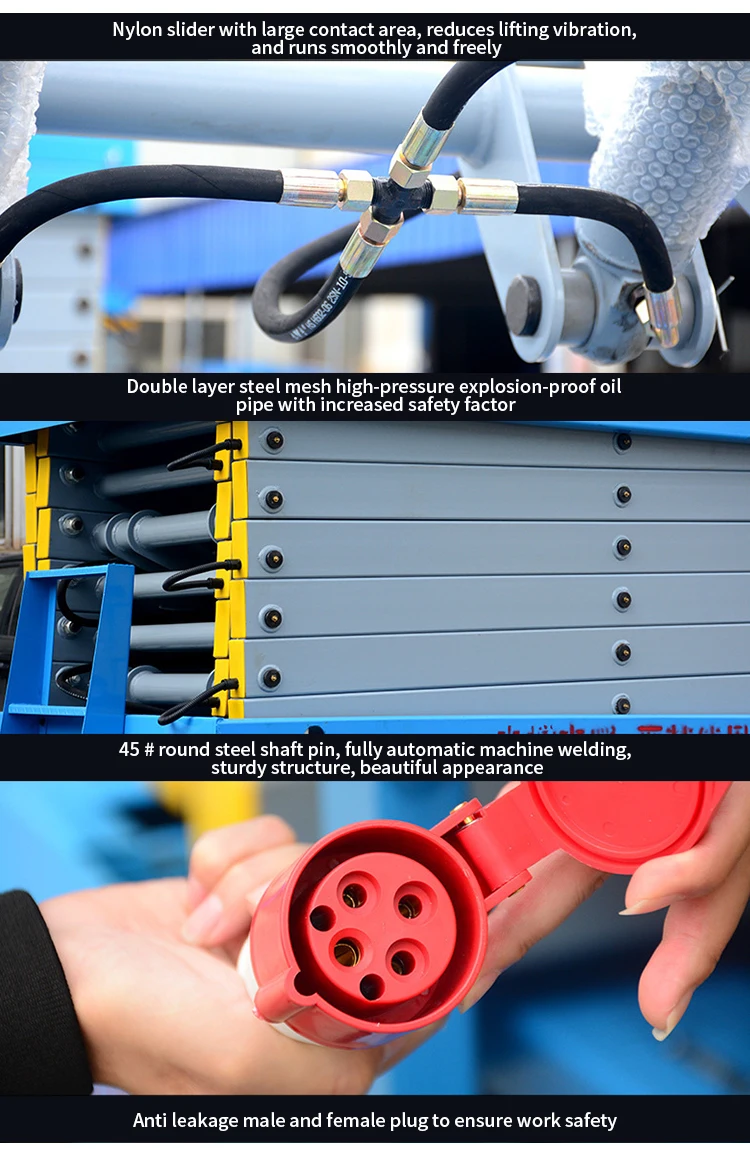 Stationary Scissor Lift Plk Hydraulic Trolley Fixed Type Hydraulic ...