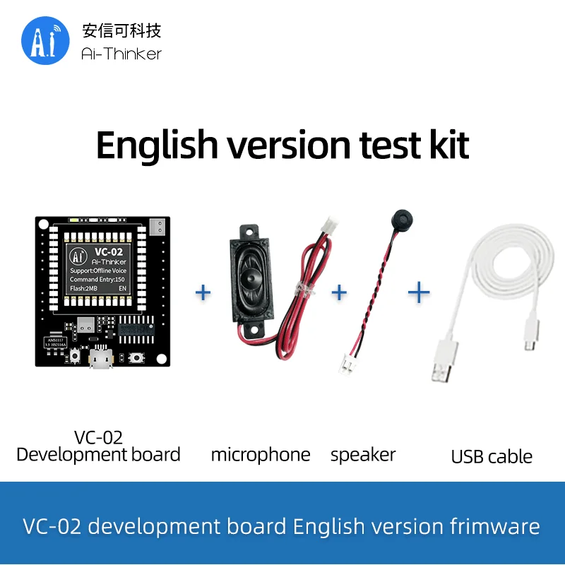 Ai-Thinker VC-02-Kit: Offline Speech Recognition Module for Smart Home ...